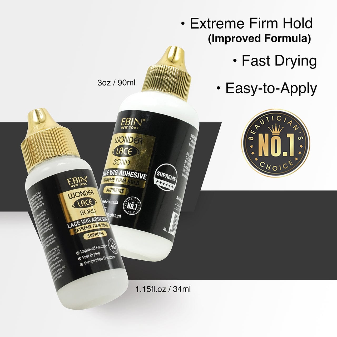 EBIN New York Wonder Lace Bond Wig Adhesive Glue - Supreme – Exodus Beauty