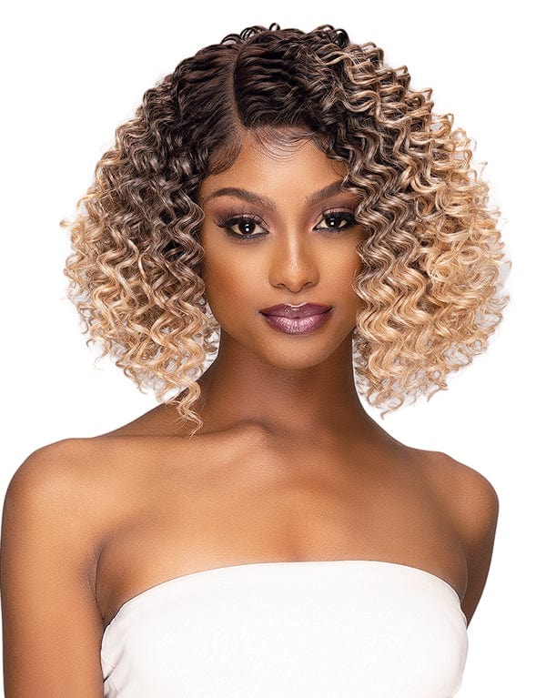 Janet Collection Melt Oasis Short Curly Bob HD Lace Wig – Exodus Beauty