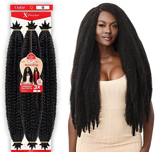 Outre Springy Afro Twist 30" Kinky X-Pression 3X Braids – Exodus Beauty