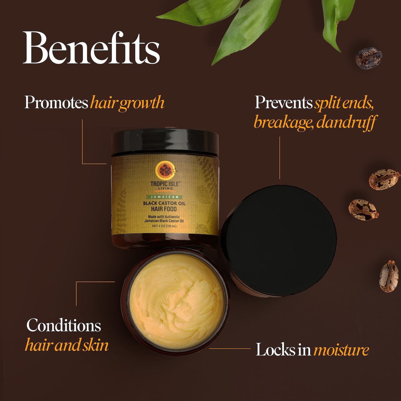 Tropical Isle Jamaican Black Castor Oil Hair Food – Exodus Beauty