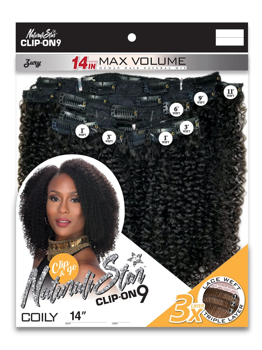 Zury Naturalistar NAT-HB 4A Coily 9pcs Clip-On – Exodus Beauty