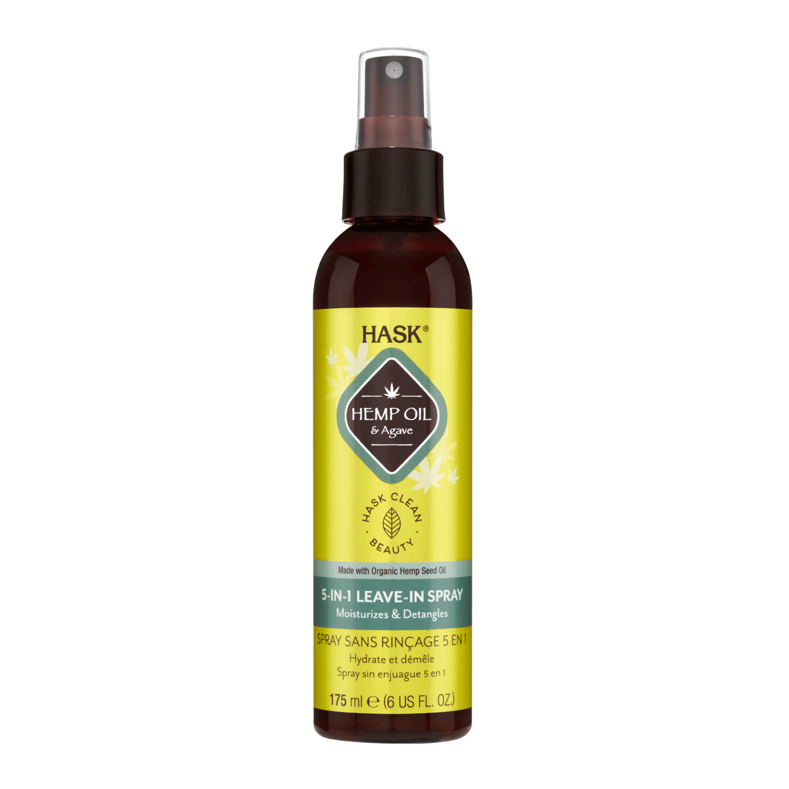 Hask Hemp Oil Agave 5in1 Hydrating Leave-In Spray – Exodus Beauty