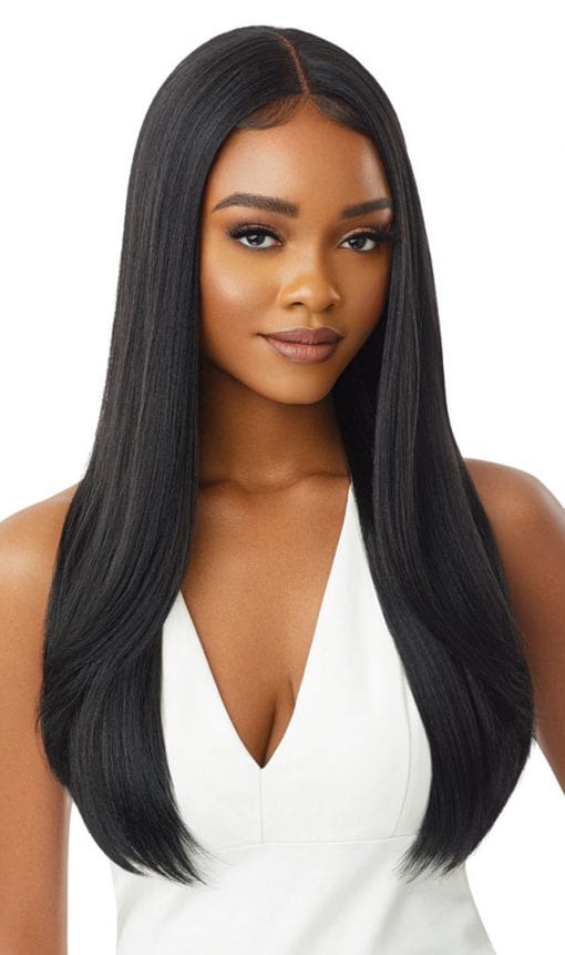 Outre Chanelle Sleeklay Part Straight Flat Lace Front Wig – Exodus Beauty