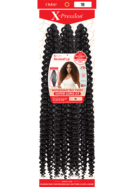 Outre X-Pression Waterwave Fro Twist 3X Super Long Braids – Exodus Beauty