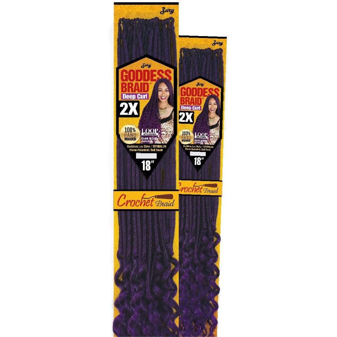 Zury Goddess Faux Loc Crochet Braid - Deep Curl 18" – Exodus Beauty